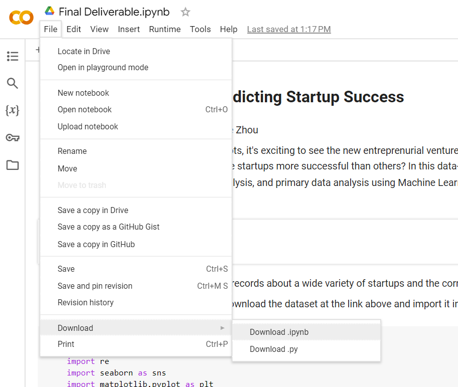 Publishing your Project with Github Pages